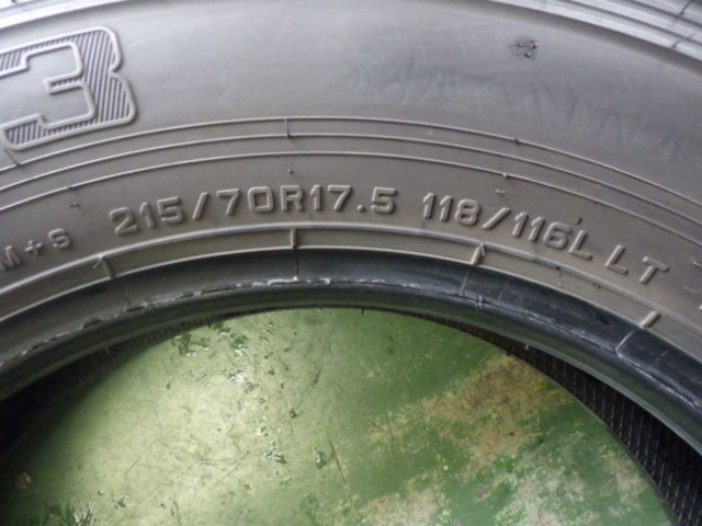 Yahoo!オークション - 215/70R17.5 118/116L ダンロップ 冬 ウィンター...