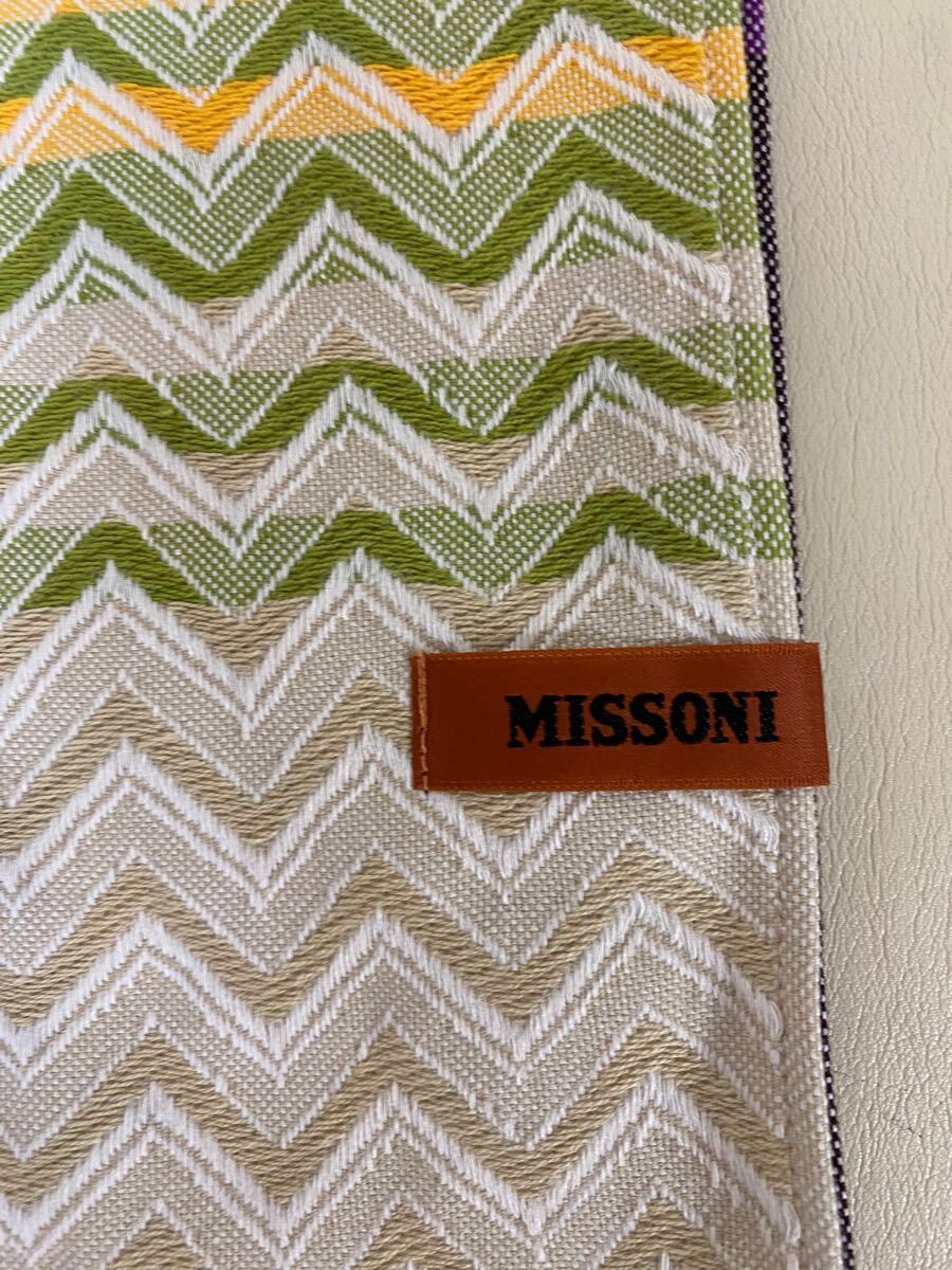 Yahoo!オークション - MISSONI/ミッソーニ【新品】織物マフラー紺暖色...