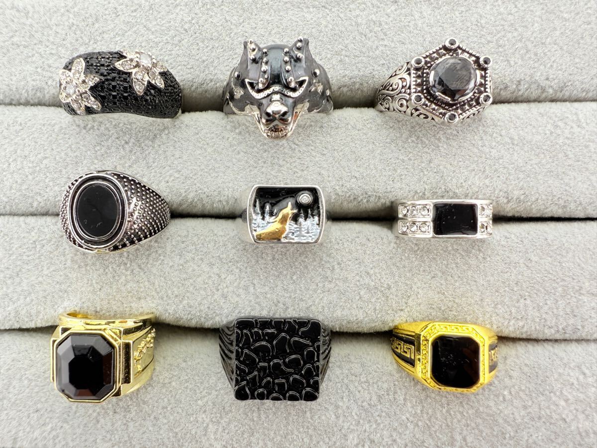 Yahoo!オークション - C562 シルバー系 リング 指輪 925刻印含む 未鑑...