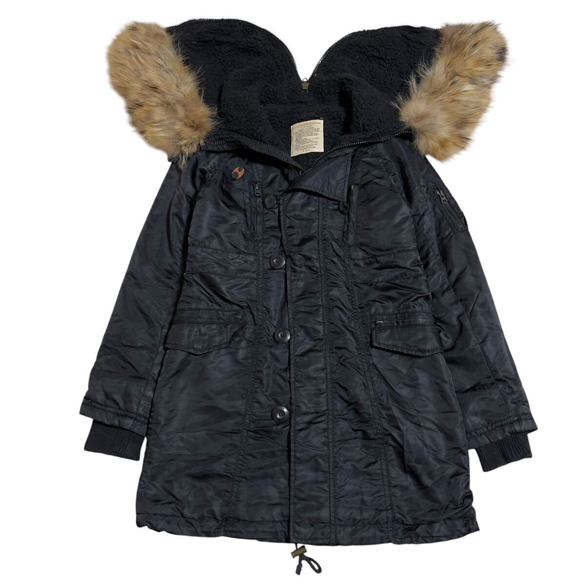 Yahoo!オークション - Rare 00s G.O.A Japanese label N-3B fur sailor...