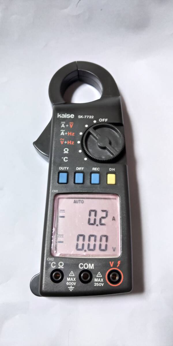 Yahoo!オークション - KAISE デジタルクランプメータ SK-7722 カイセ