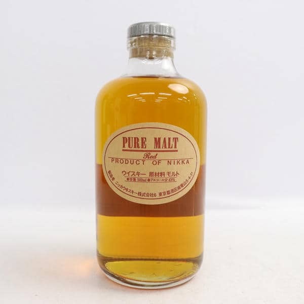 Yahoo!オークション - NIKKA（ニッカ）ピュアモルト レッド 43％ 500ml...