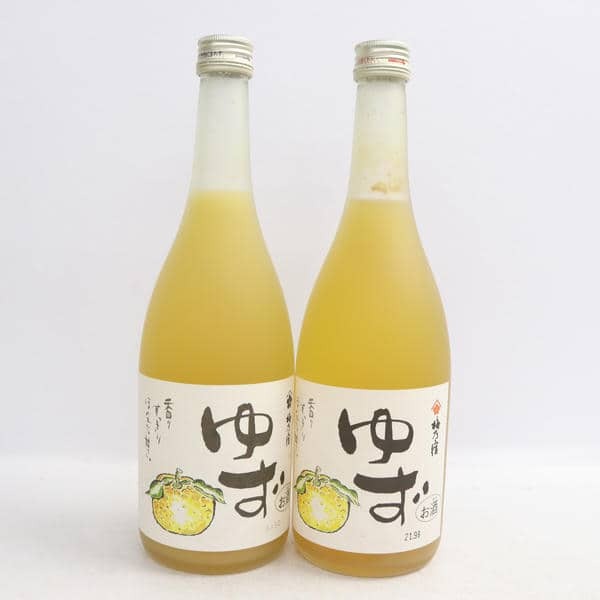Yahoo!オークション - 1円~【2本セット】梅乃宿 ゆず 8％ 720ml M24J29...