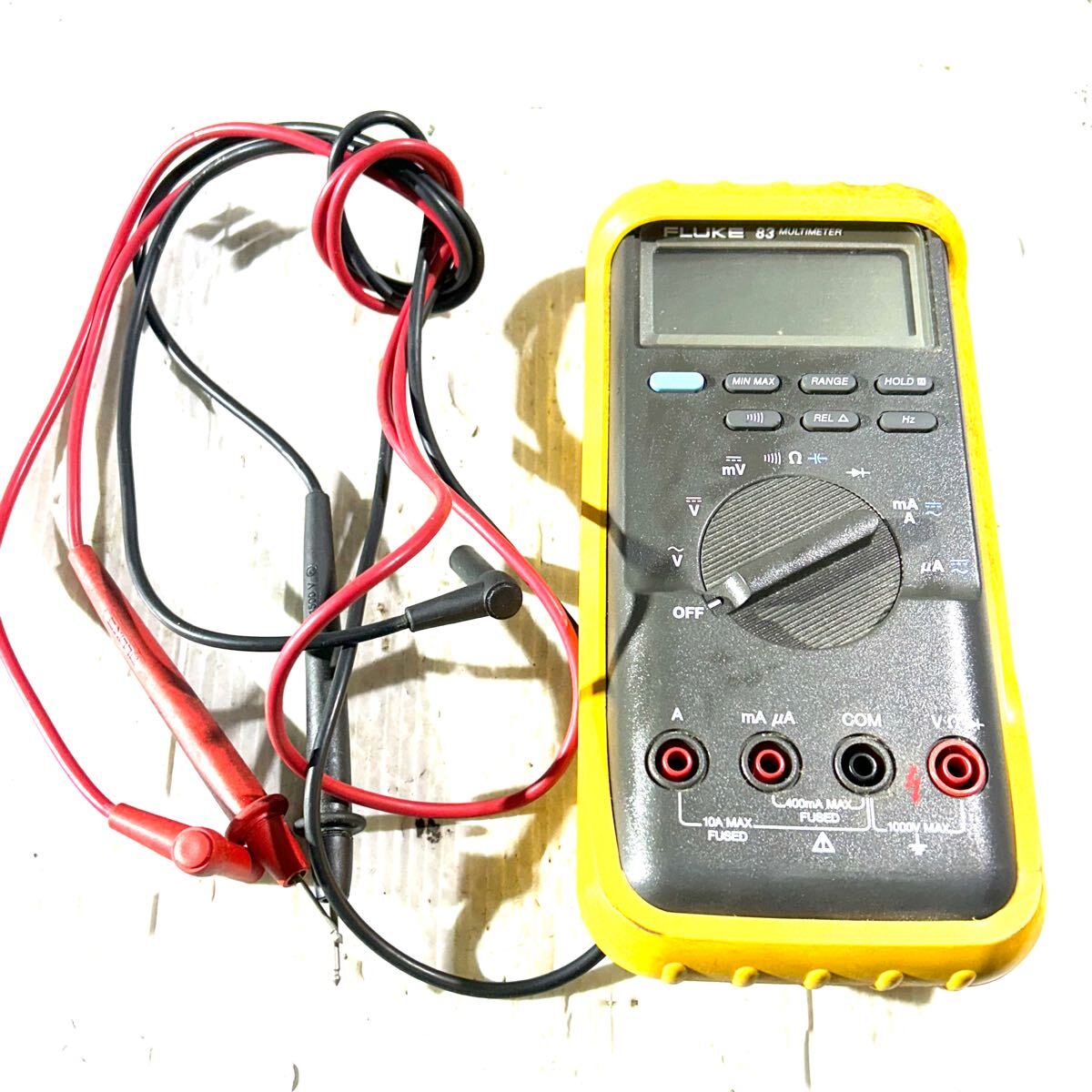Yahoo!オークション - FLUKEデジタルマルチメータ83 動作未確認 ジャン...
