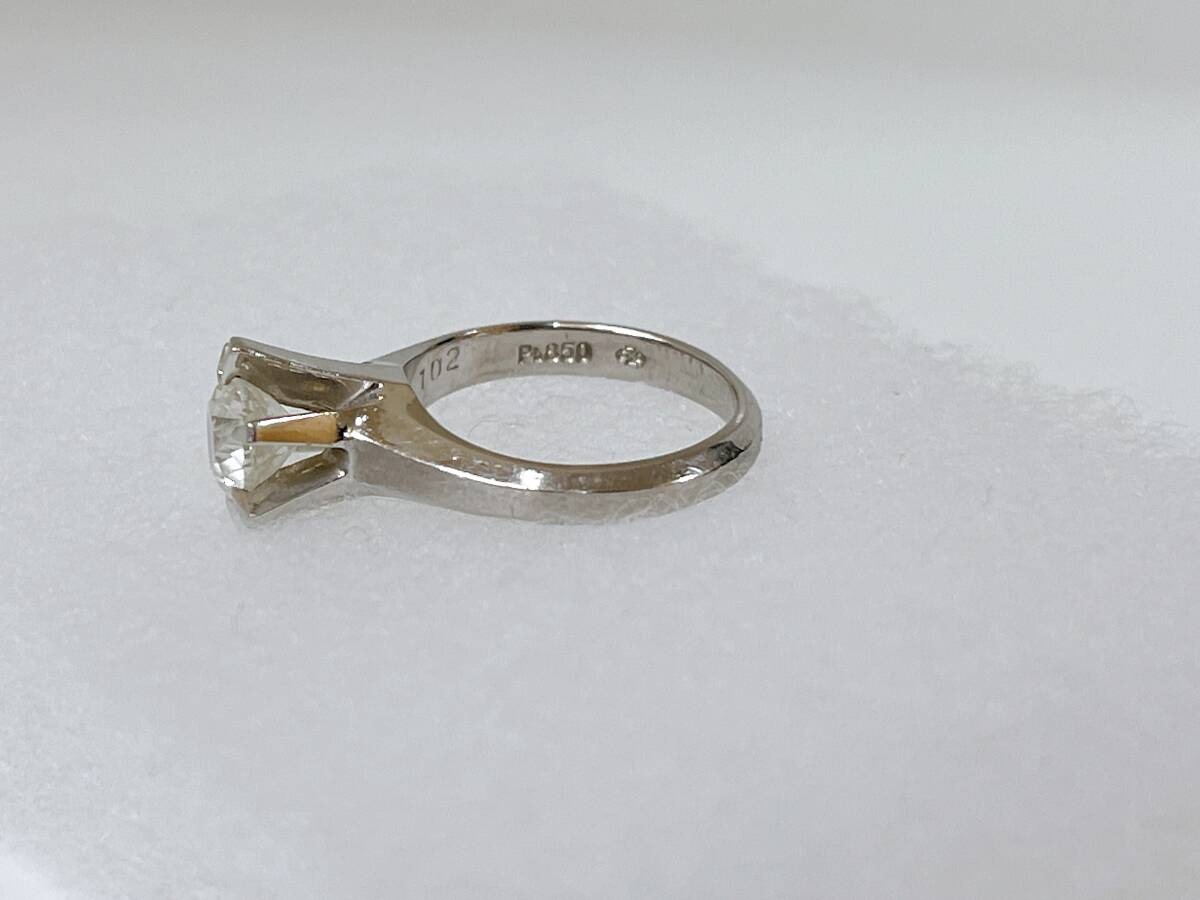 ジュエリーマキ 指輪 約6号 Pt850 D1.02ct SI1 Hカラー 重量約6.03g リング プラチナ ダイヤモンド(プラチナ台)｜売買されたオークション情報、yahooの商品情報を ...