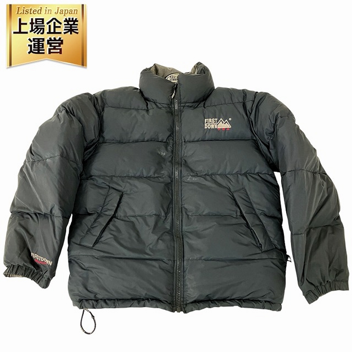 Yahoo!オークション - FIRST DOWN FD-24071 ダウンジャケット リバーシ...