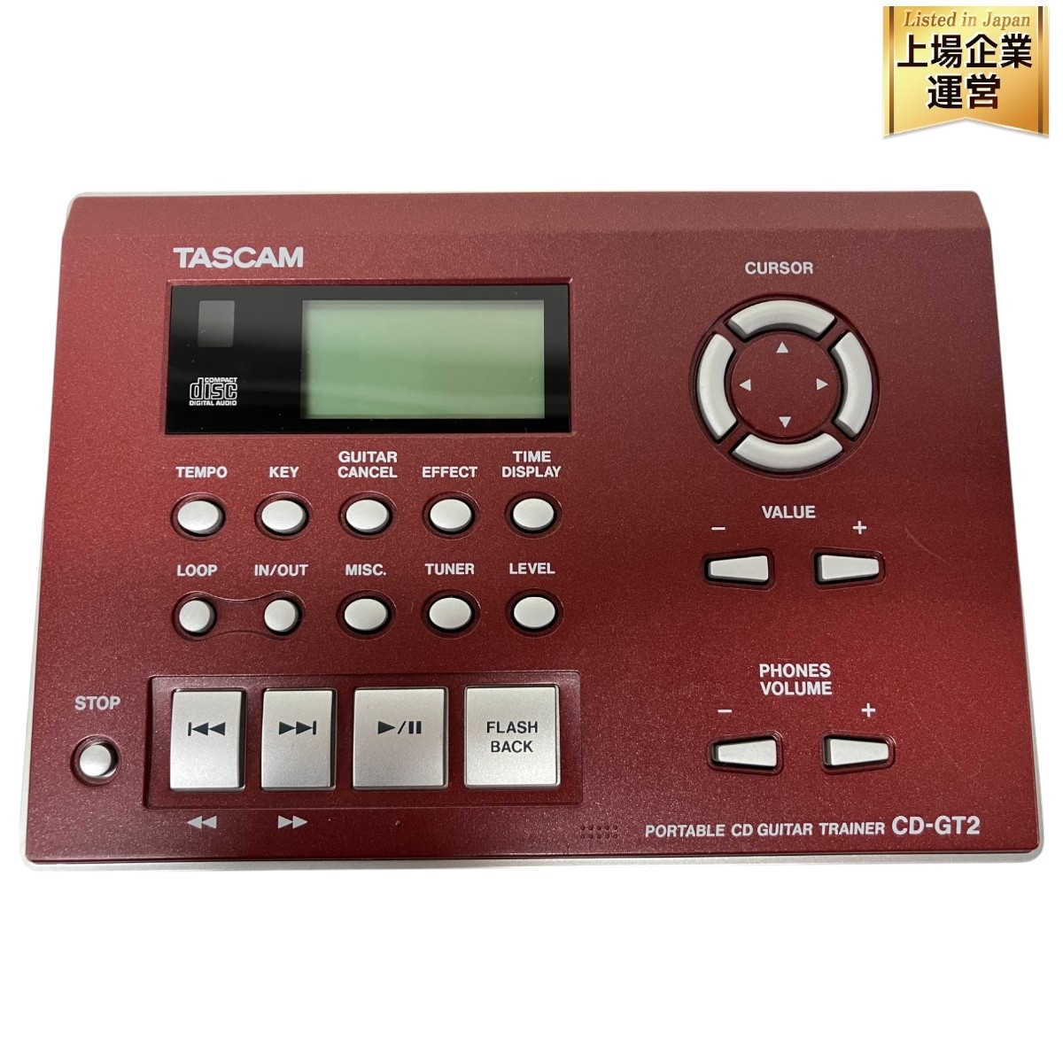 Yahoo!オークション - TASCAM CD-GT2 トレーナー ポータブル プレーヤ...