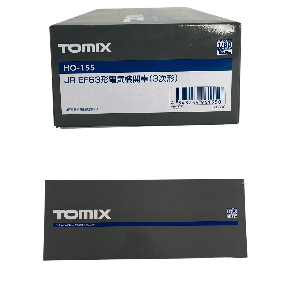 Yahoo!オークション - TOMIX HO-155 JR EF63形 電気機関車 3次形 鉄道...