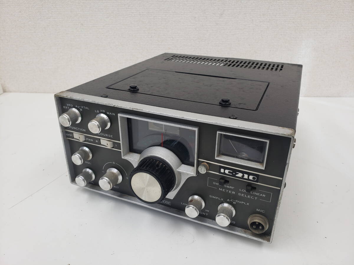 Yahoo!オークション - アンティーク VHF トランシーバー IC-210 動作確...