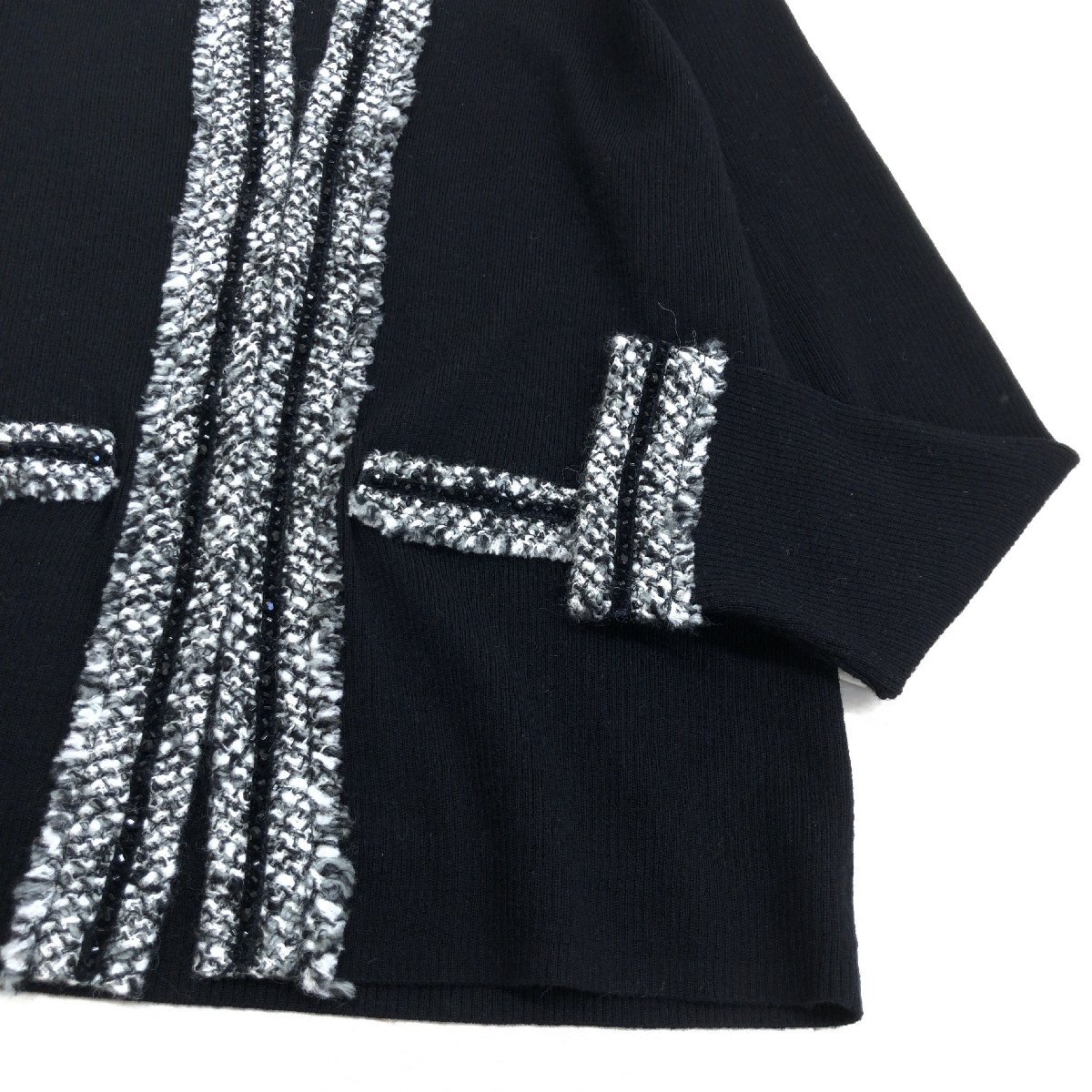 Yahoo!オークション - 美品 自由区 ジユウク ウール100% ツイード ドッ...