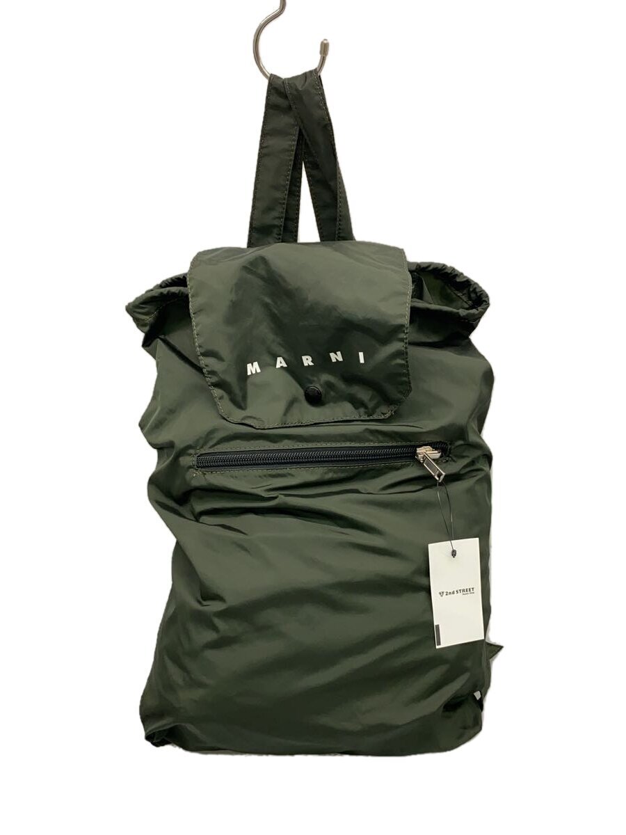 Yahoo!オークション - MARNI リュック/ナイロン/KHK//