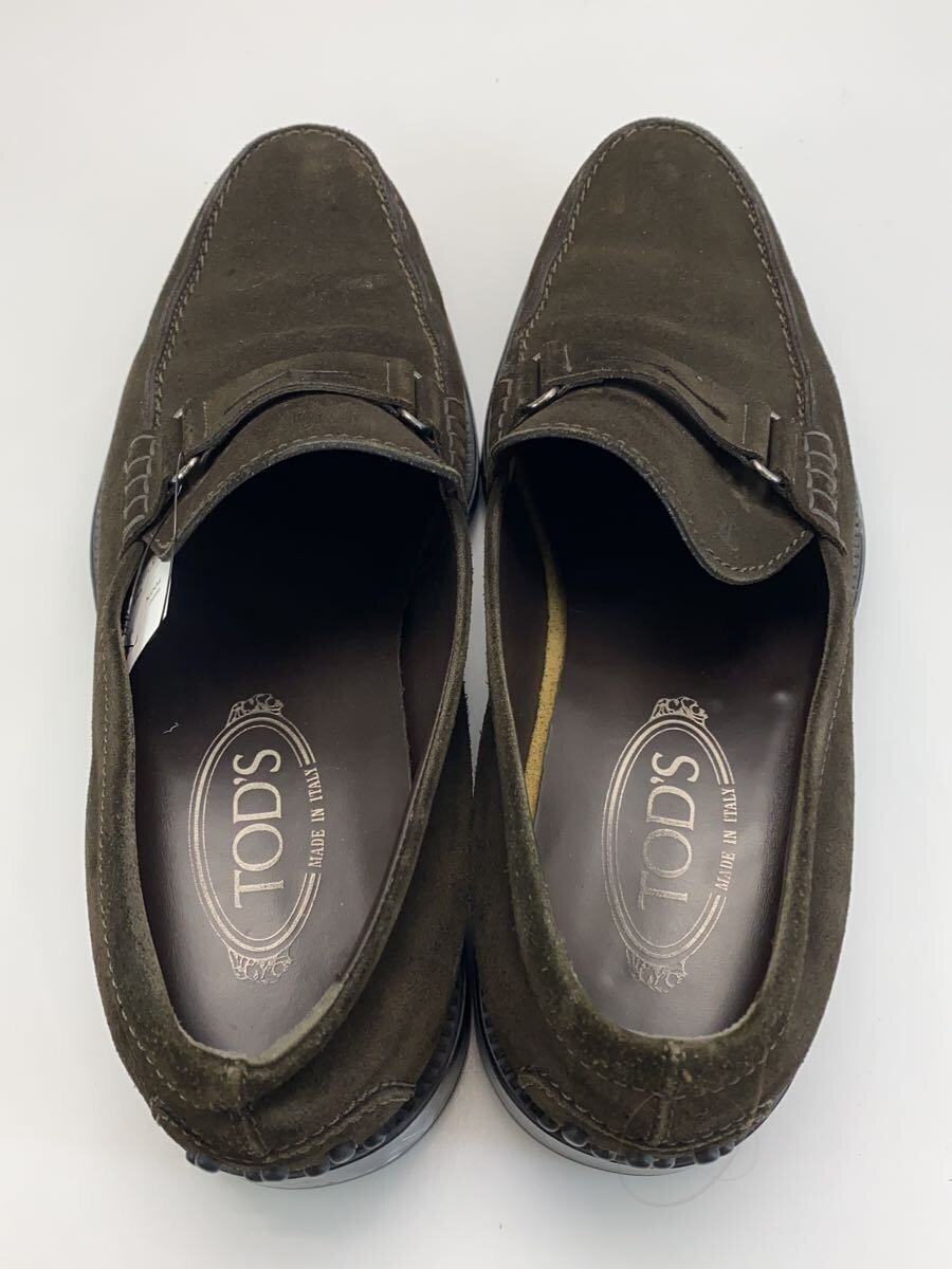 Yahoo!オークション - TOD’S コインローファー/UK8/BRW/スウェード/レ...