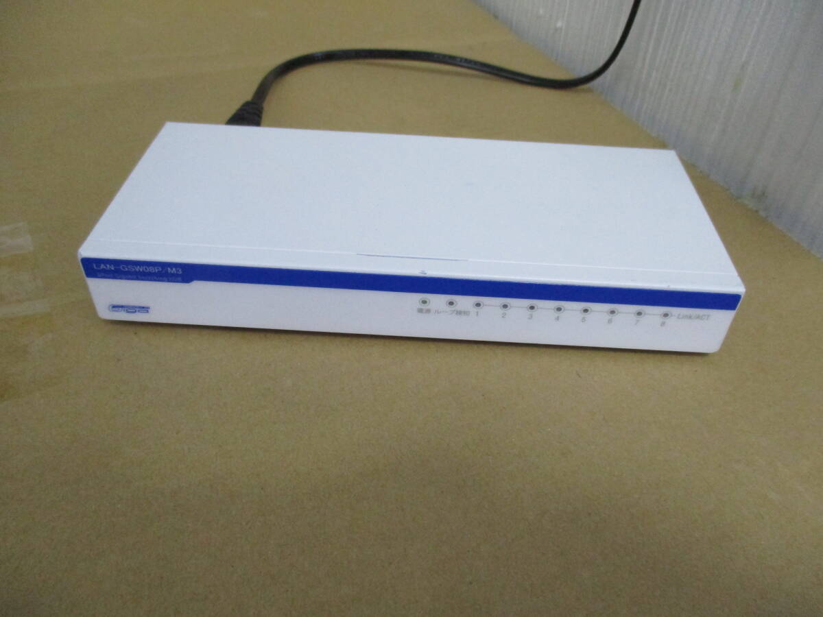 Yahoo!オークション - LAN-GSW08P/M3/8Port /Logitec ロジテック Giga...
