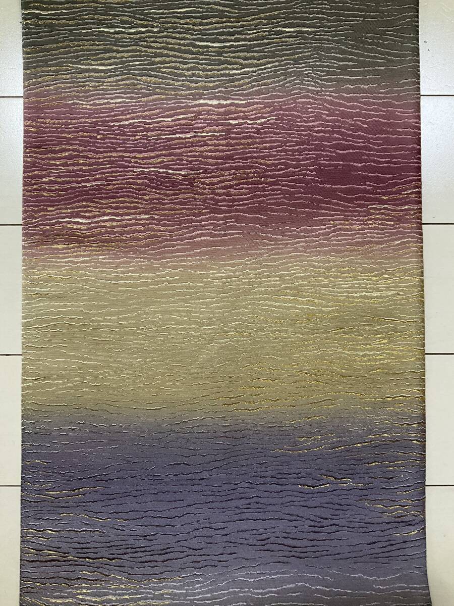 Yahoo!オークション - C581 中古美品 正絹 藤色・薄い芥子色・菖蒲色...