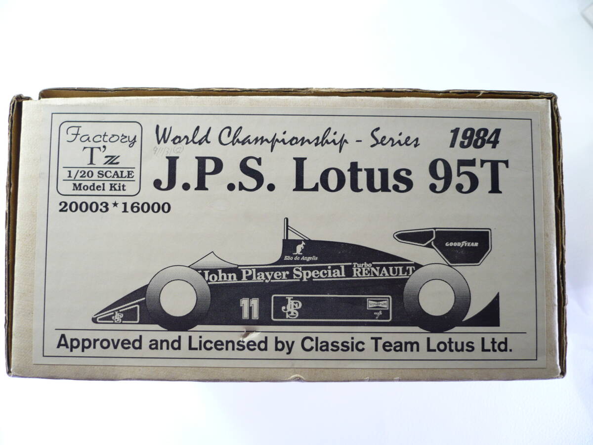 Yahoo!オークション - ファクトリー T’Z 1/20 J.P.S ロータス 95T ...