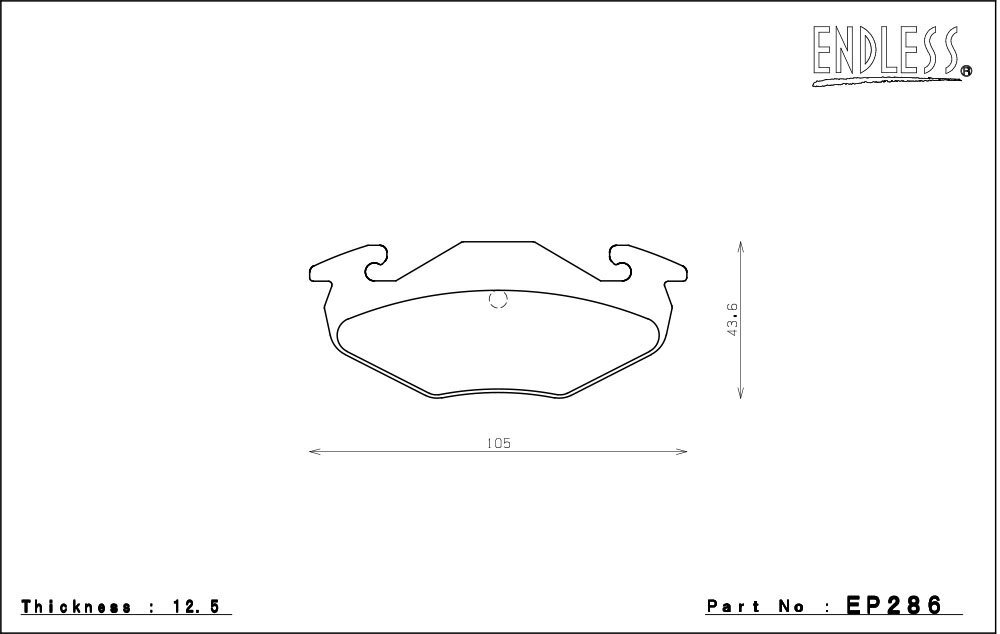 エンドレス ブレーキパッド MX72K リア EP286MX72K アルトハッスル CR22S H2/3 H6/9 FF SOHC DOHCターボ 4型車 No.250001 660cc ...