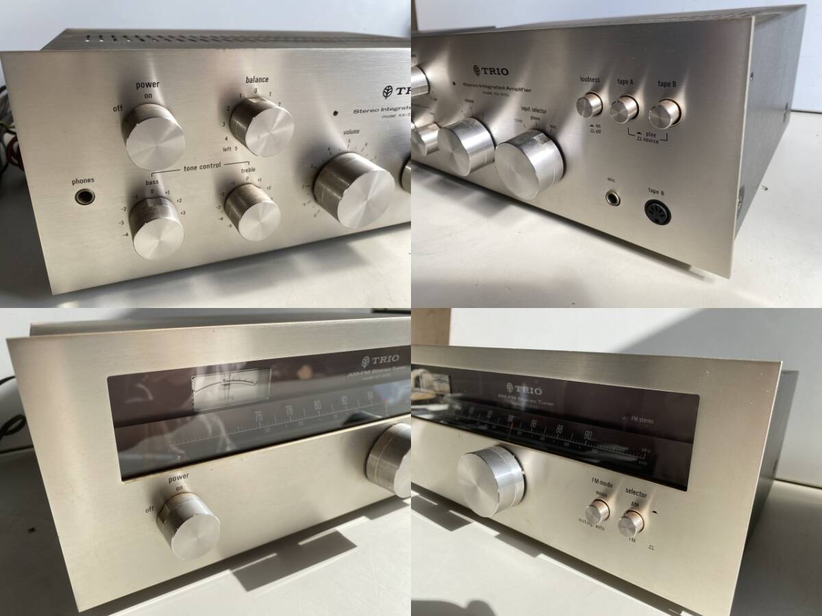 Yahoo!オークション - ④t415 TRIO トリオ オーディオセット KT-3100/K...