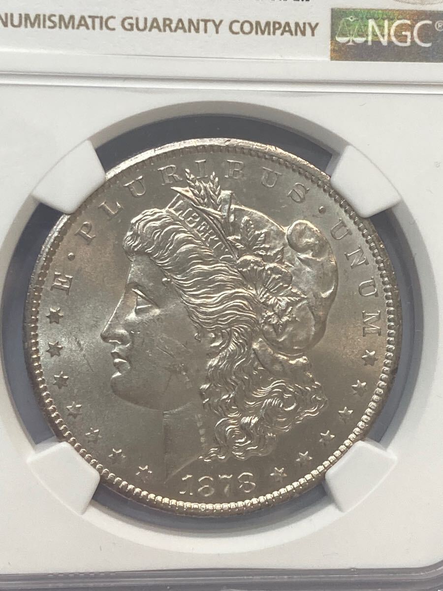 Yahoo!オークション - 未使用 1878 CC MS63 アメリカ モルガン 銀貨 古...