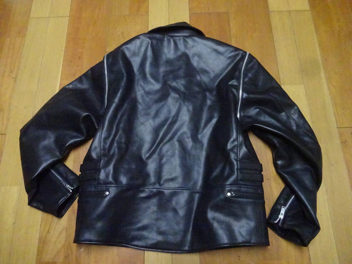 Yahoo!オークション - い-245 GU 2WAYフェイクレザージャケット ライ...