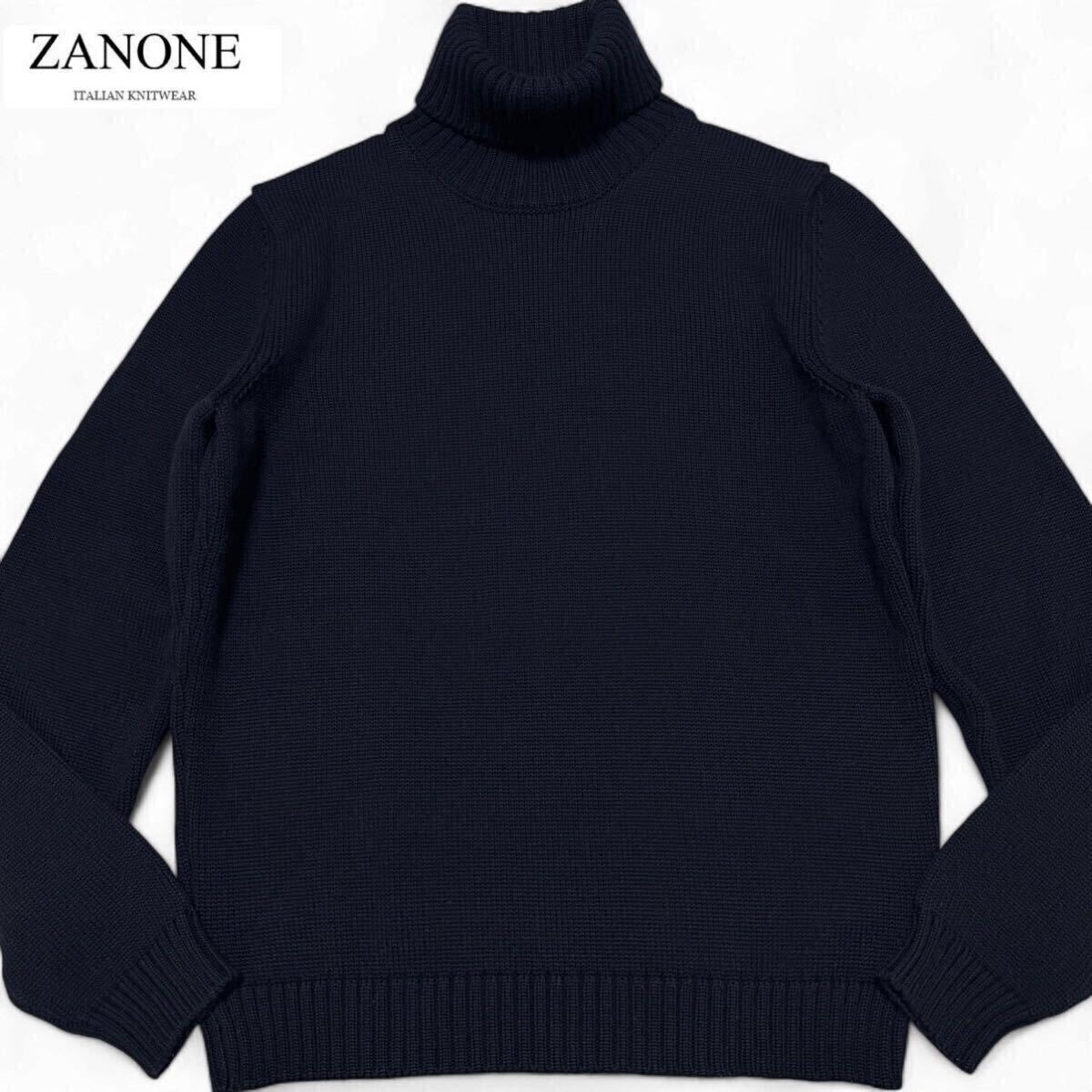 極 /Lサイズ ZANONE ザノーネ タートルネック セーター ニット 5G ミドルゲージ 厚手 高級ウール100% 極暖 イタリア製 48 ネイビー(Lサイズ)｜売買されたオークション情報 ...