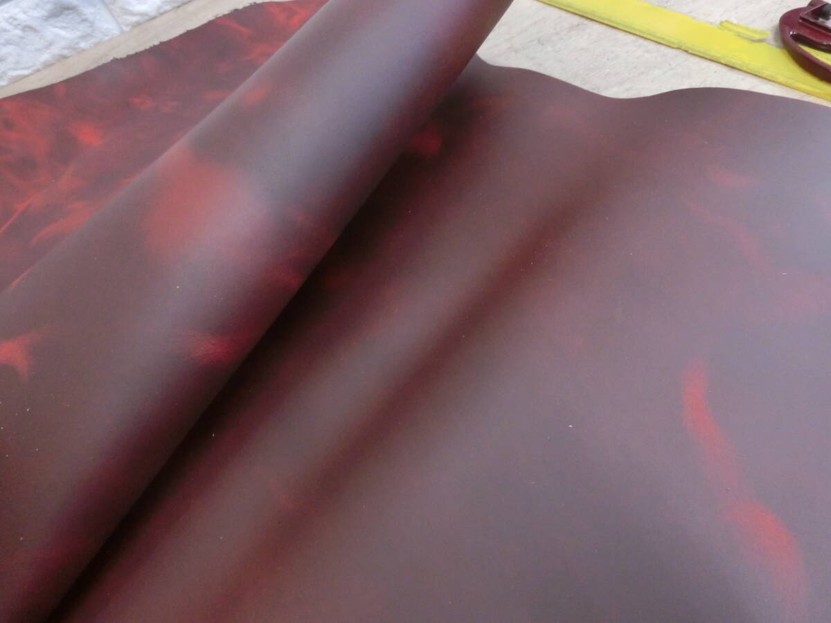 Yahoo!オークション - L63 ワインバーガンディ コンビ鞣しタンニン含 ...