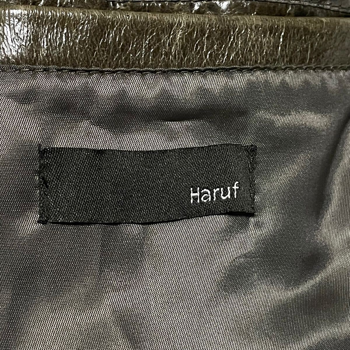 Yahoo!オークション - 【最高級ホーススキン】ハルフ Haruf レザージャ...