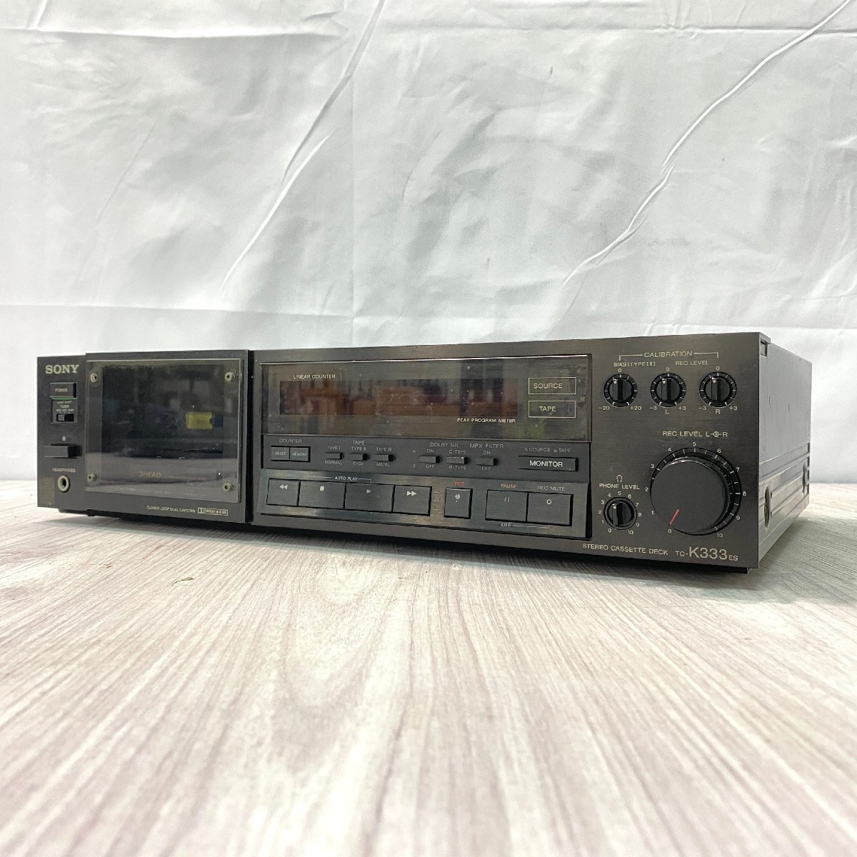 Yahoo!オークション - 2574 中古品 SONY ソニー カセットデッキ TC-K3...