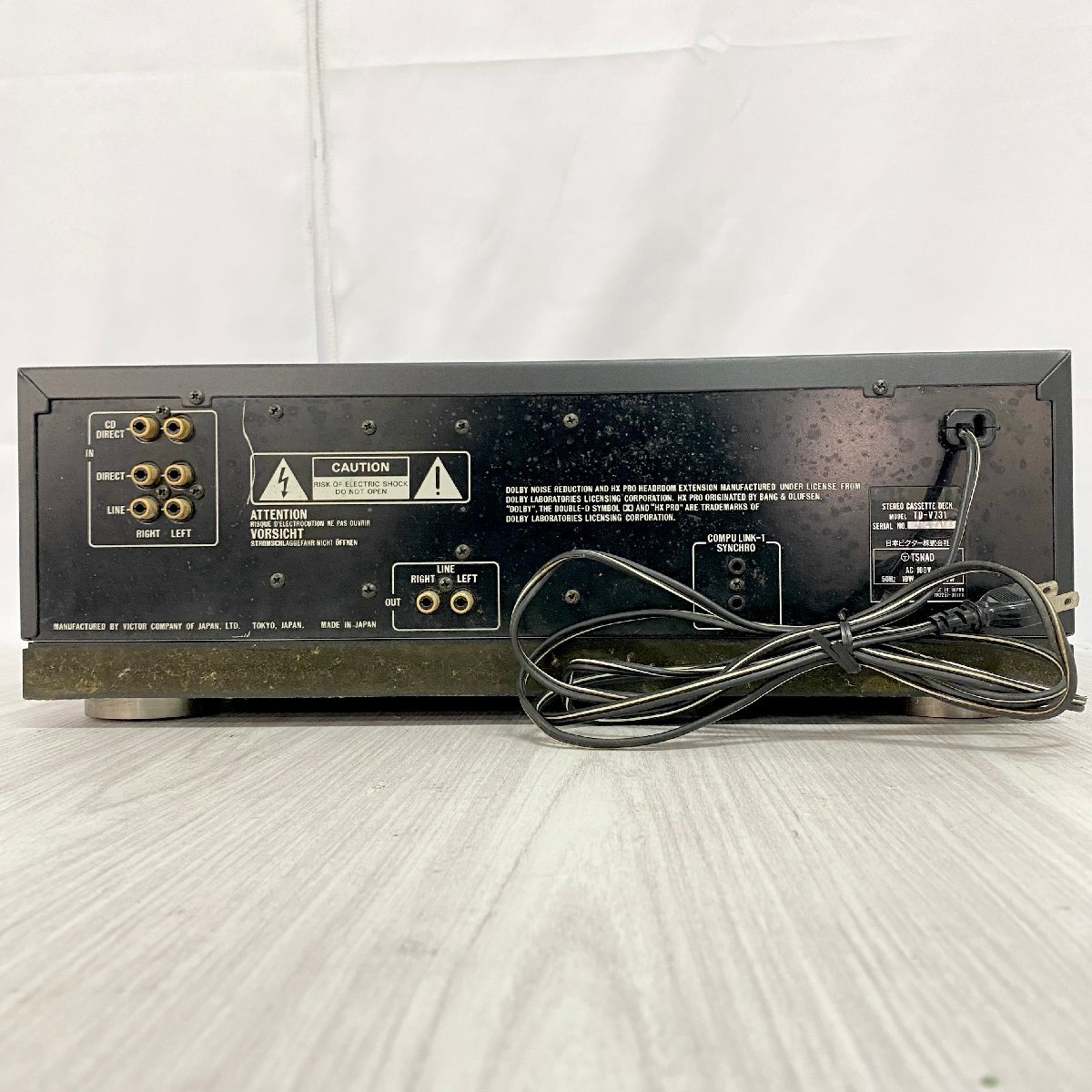 Yahoo!オークション - 2759 良品 Victor ビクター カセットデッキ TD-...