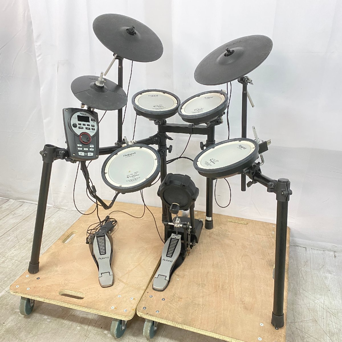 Yahoo!オークション - 2904 中古品 Roland ローランド 電子ドラムセッ...