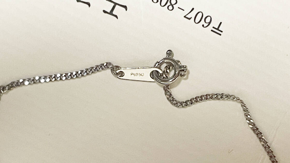 Yahoo!オークション - プラチナ喜平2面カットチェーン PT850 45cm 3.34...