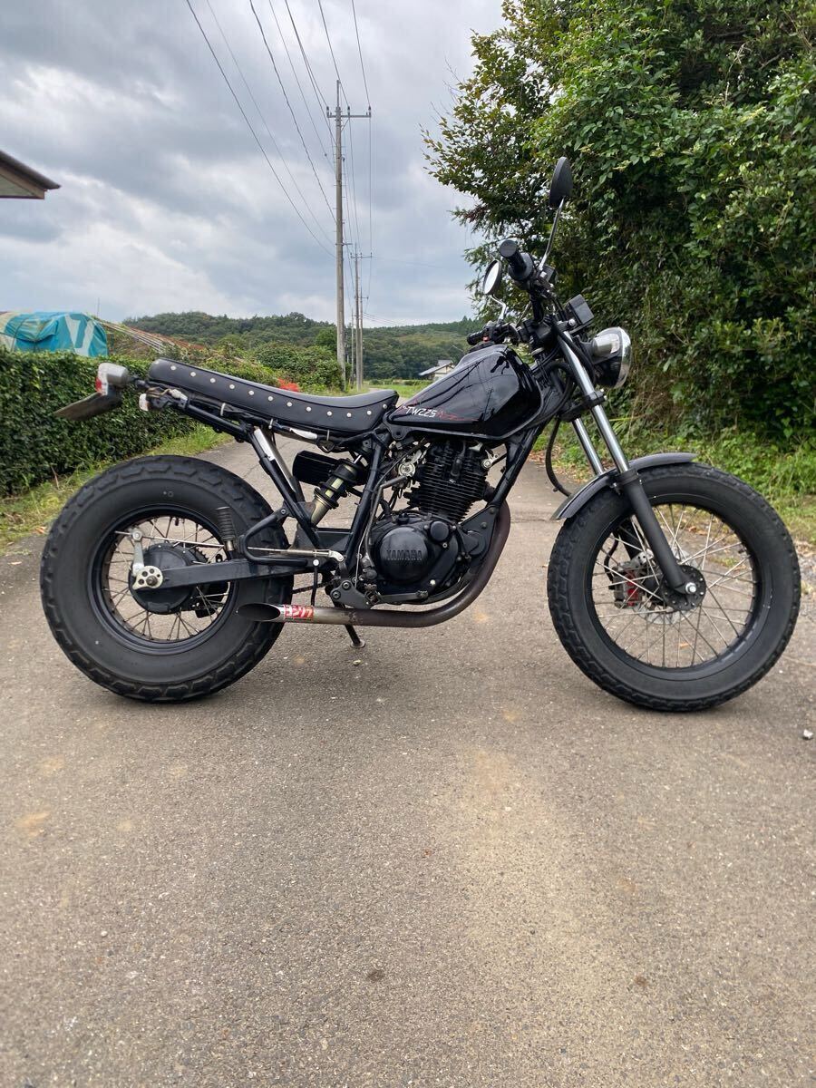 Yahoo!オークション - YAMAHA TW225 スカチューン仕様 実働 書類あり
