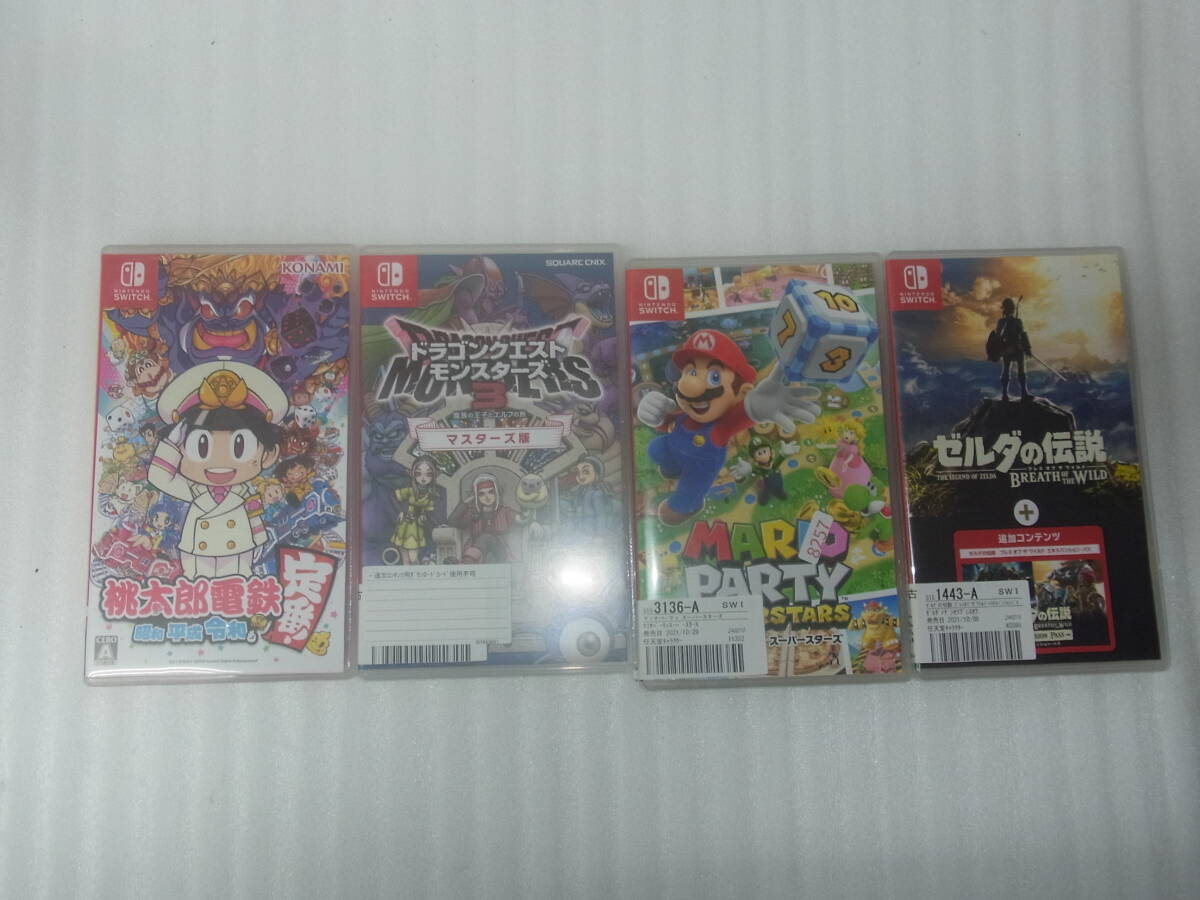 8257 Nintendo Switch ゼルダの伝説 マリオパーティ 他 ソフト4本セット 品(ニンテンドースイッチソフト)｜売買されたオークション情報、yahooの商品情報をアーカイブ公開 ...
