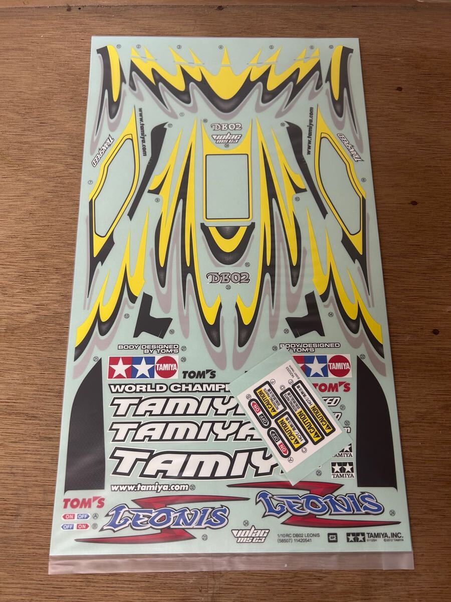 Yahoo!オークション - タミヤ 1/10 DB02 レオニス ステッカー