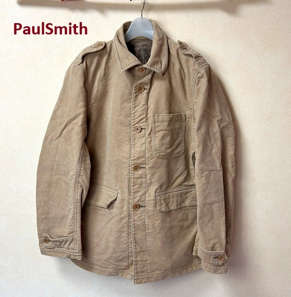 PaulSmithポールスミスカバーオールL モールスキンミリタリージャケットワークジャケット(ジャンパー、ブルゾン)｜売買されたオークション情報、yahooの商品情報をアーカイブ公開 ...
