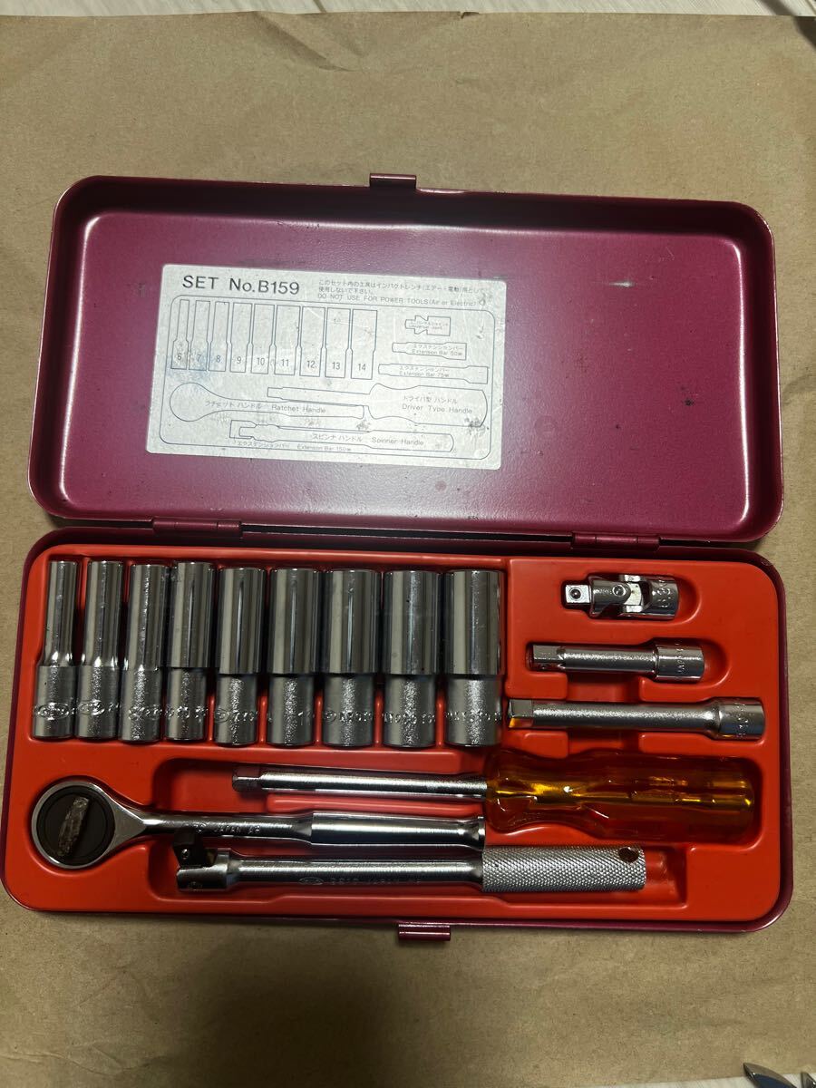 Yahoo!オークション - KTC ソケットセット1/4