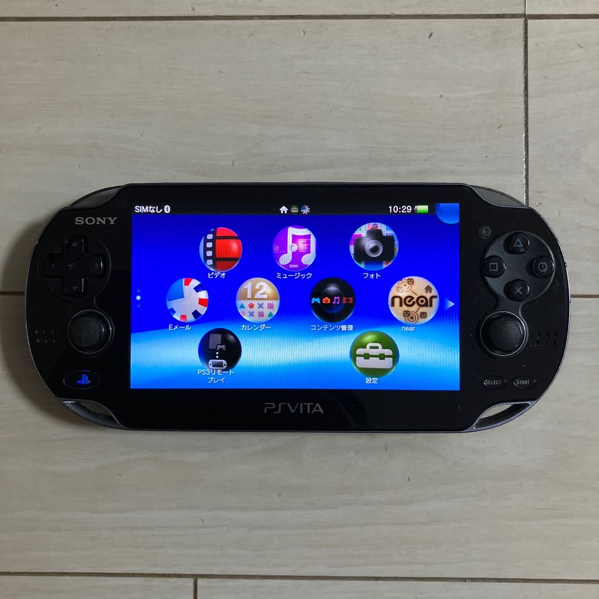 Yahoo!オークション - SONY PSVITA PCH-1100 AB01 本体 3G wifi 初期化...