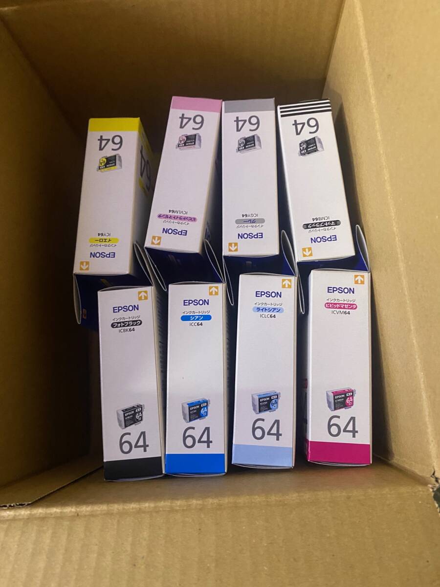 Yahoo!オークション - インクカートリッジ エプソンICBK64 ICC64 ICVM6...