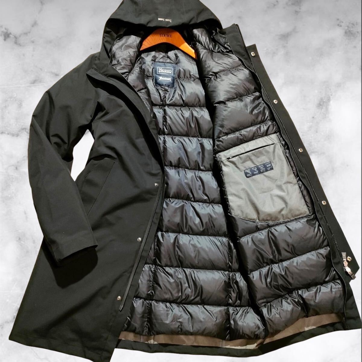 Yahoo!オークション - 定価20万 超弩級L〜XL 【HERNO ヘルノ】ラミナー...