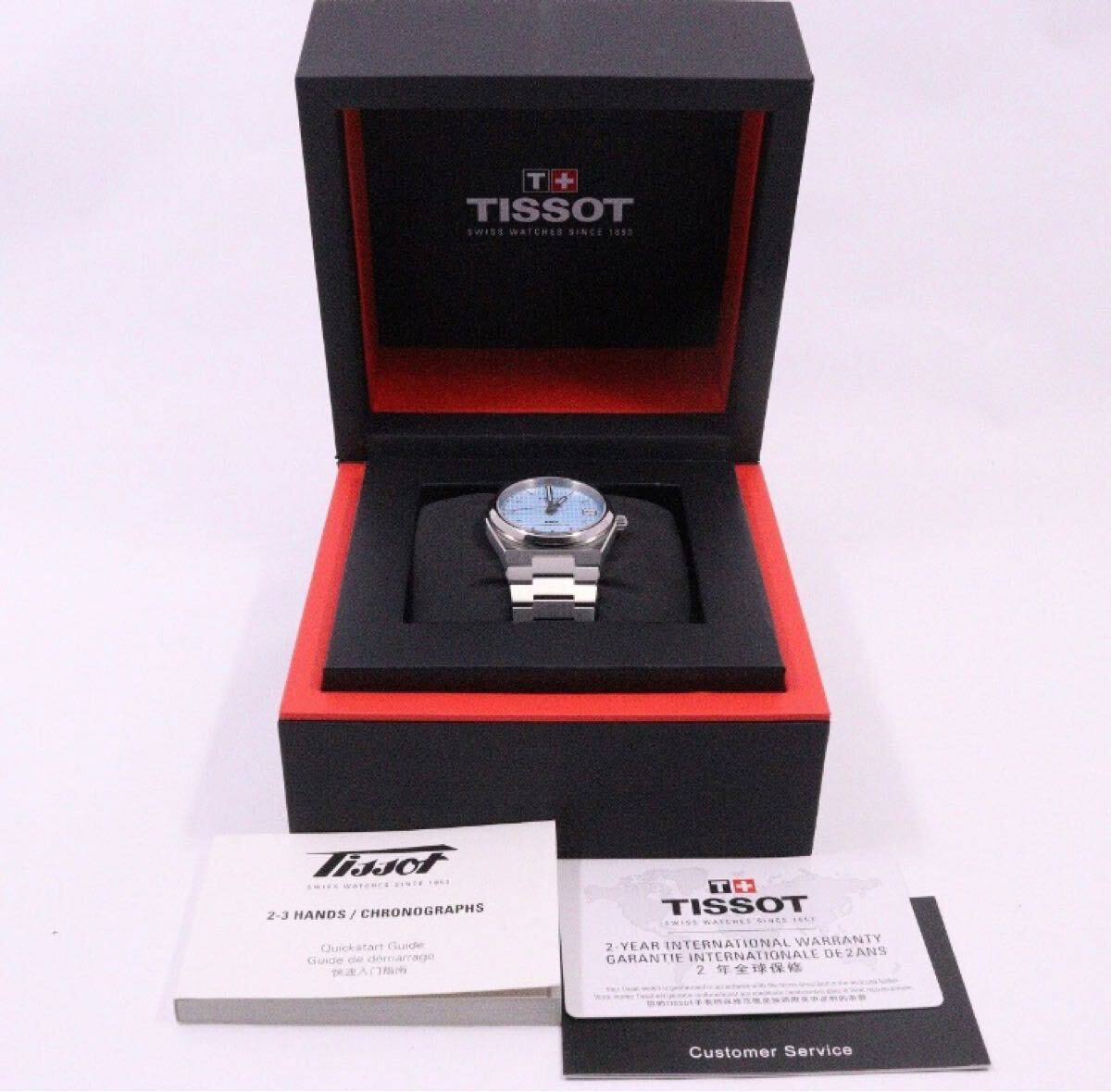 超 TISSOT PRX POWERMATIC80 自動巻き の35mm シースルーバック 水色(ティソ)｜売買されたオークション情報、yahooの商品情報をアーカイブ公開 - オークファン ...
