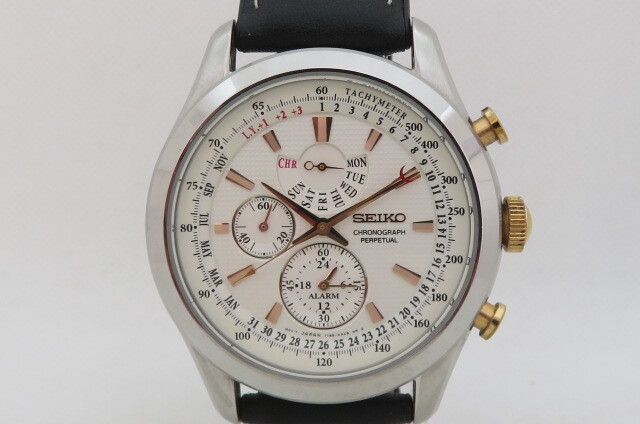 Yahoo!オークション - 1円～【動作品】SEIKO セイコー Chronograph Per...