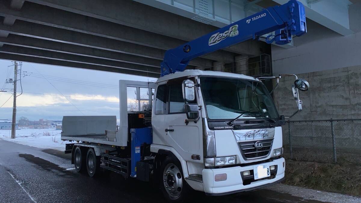 極上シャーシの憎いヤツ ショート スライドセルフ即戦力11t積UD増トン大型クレーン ウインチ積載車トラック重機運搬ユニック(大型トラック)｜売買されたオークション情報、yahooの商品情報を ...