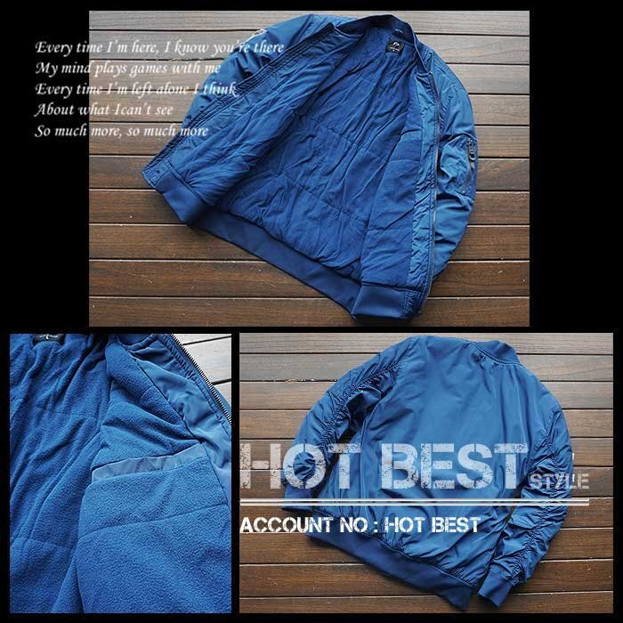 Yahoo!オークション - 新作 EU発 ESPメンズ 裏フリース 刺繍 MA-1 US-A...