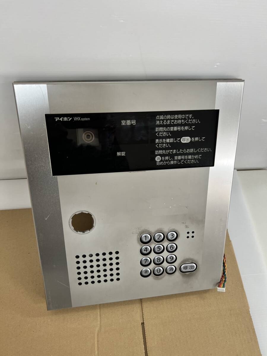 Yahoo!オークション - (JT2412）アイホン 集合玄関機 VHX-DLMX-TS ジャ...