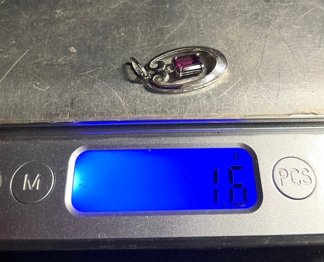 Yahoo!オークション - MIK1135 K14WG 1.6グラム 刻印あり ペンダントト...