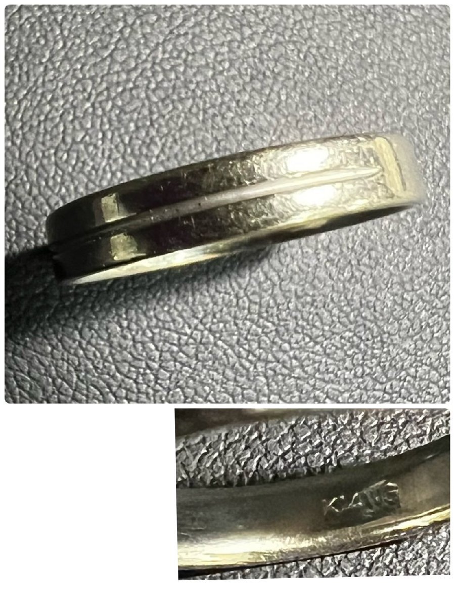 Yahoo!オークション - MIK976 K14WG 2.7グラム 刻印あり 指輪 アクセサ...