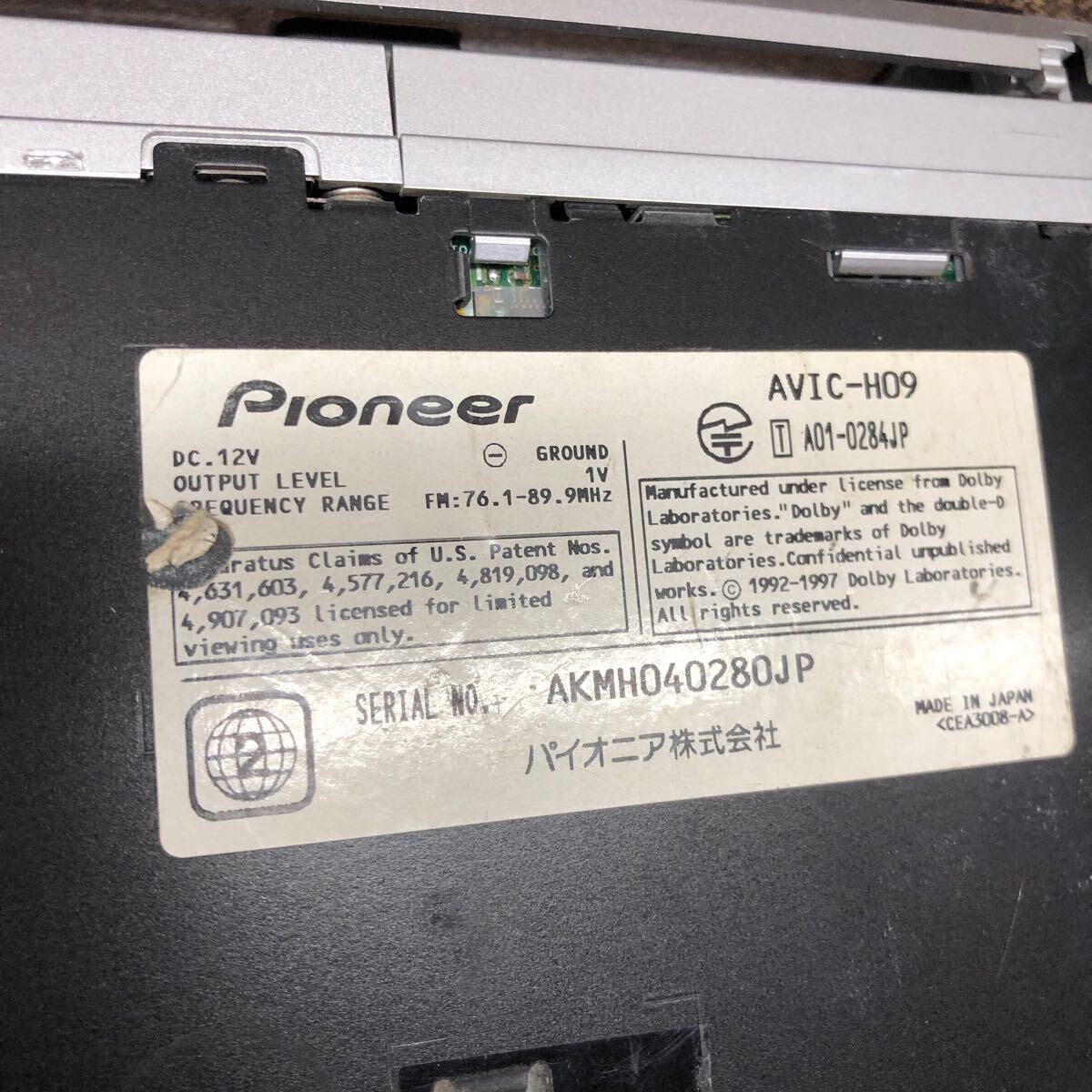 Yahoo!オークション - AV12-479 激安 カーナビ インダッシュ Carrozzer...