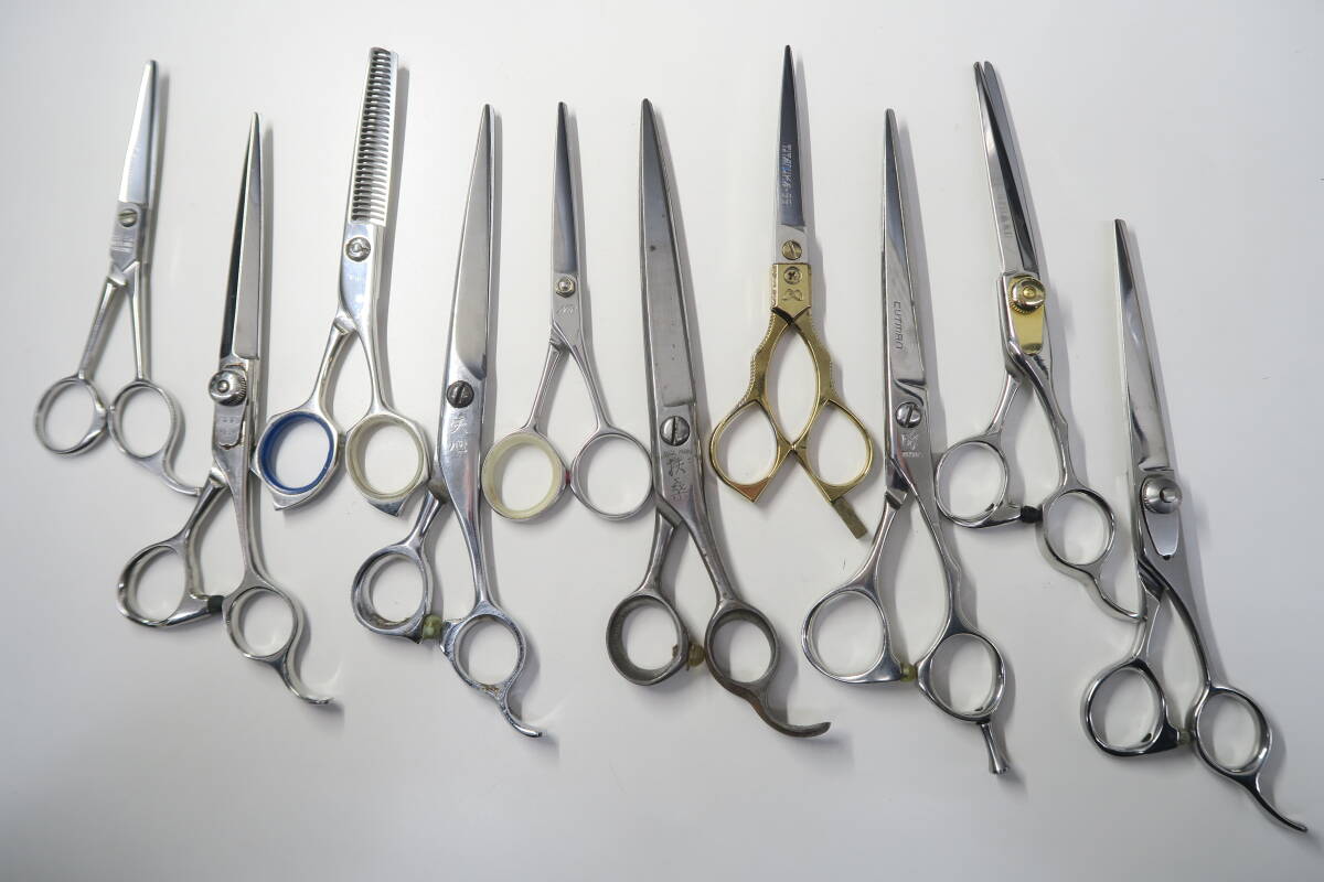ジャンク品 10丁まとめ Nic ヤサカ TAKANO 扶桑 SRS 天心 など シザー セニング ハサミ 鋏 はさみ 美容師 理容師:C-818(理美容店用品)｜売買されたオークション情報 ...