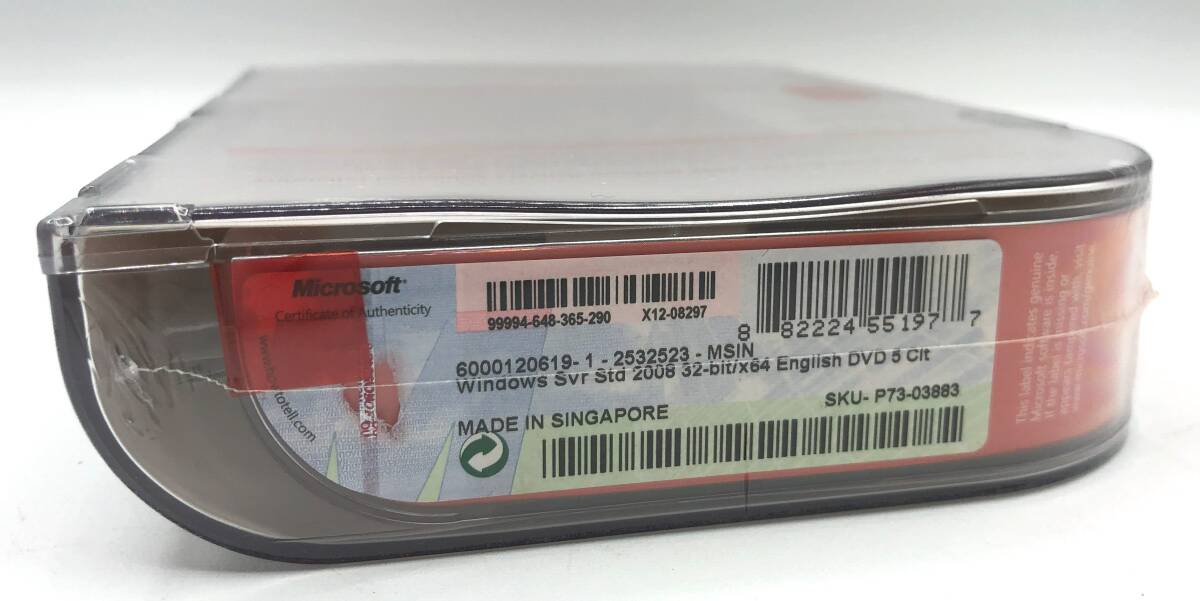 Microsoft Windows Server2008 Standard マイクロソフトウィンドウズサーバー2008 スタンダード 英語版 S831(ネットワーク管理)｜売買された ...
