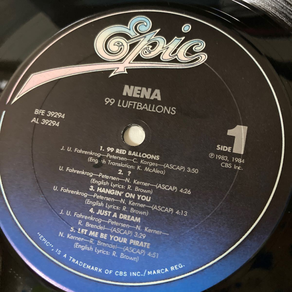 Yahoo!オークション - NENA/99LUFTBALLONS・シール帯付LPレコード