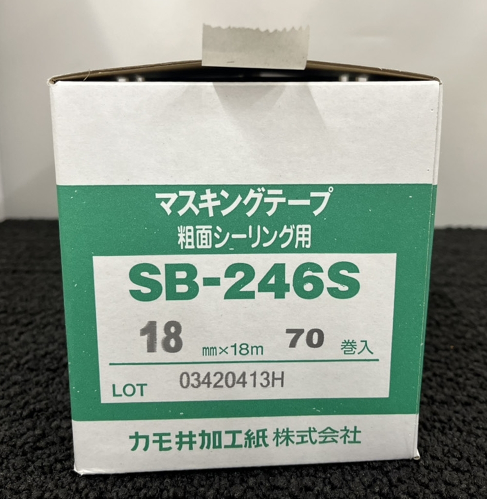 カモ井加工紙株式会社 KAMOI マスキングテープ 粗面シーリング用 18mm×18m 70巻入 SB-246S 粘着剤:アクリル系(粘着テープ)｜売買されたオークション情報、yahooの商品 ...